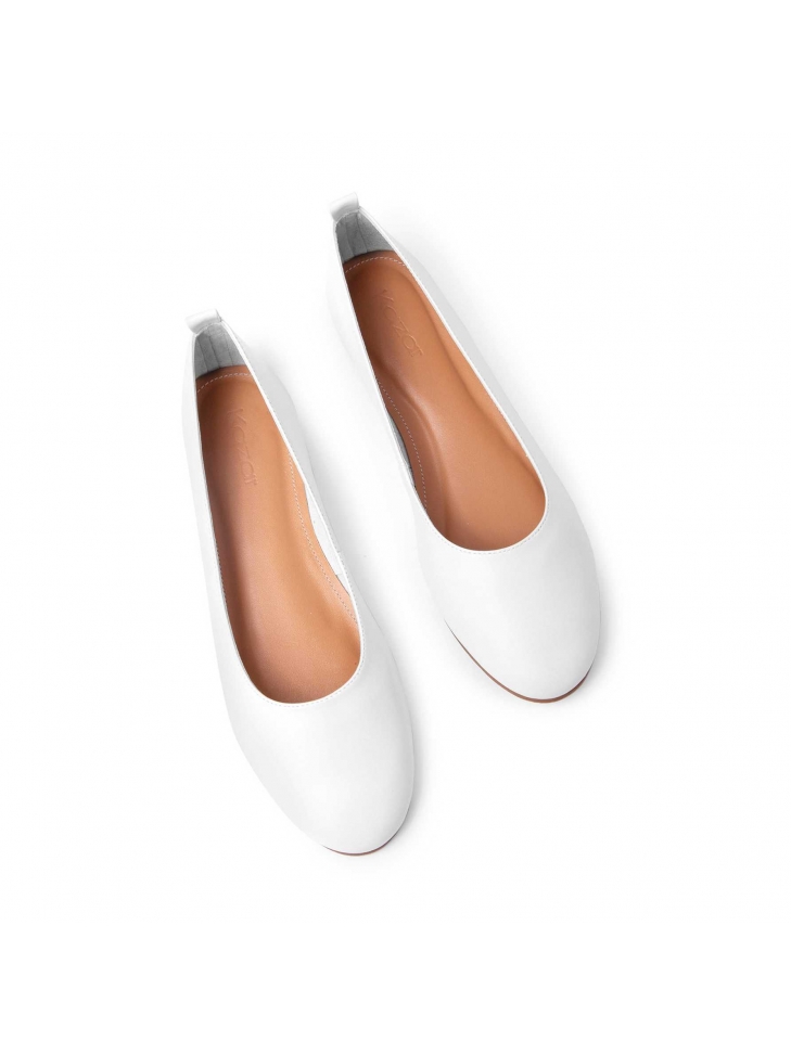 Ballerines blanches pour femmes NEREZA