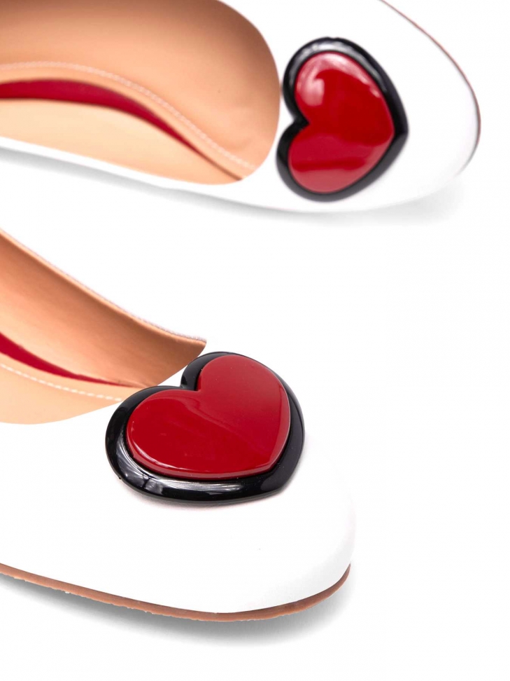 Ballerines blanches pour femmes KYLIE